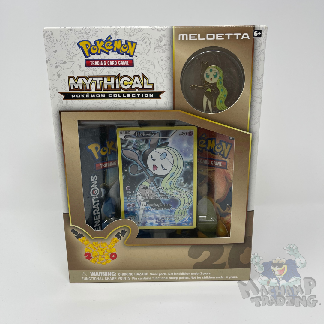 2016 Pokemon Generations - Meloetta - Mythical Collection Box – Machamp ...